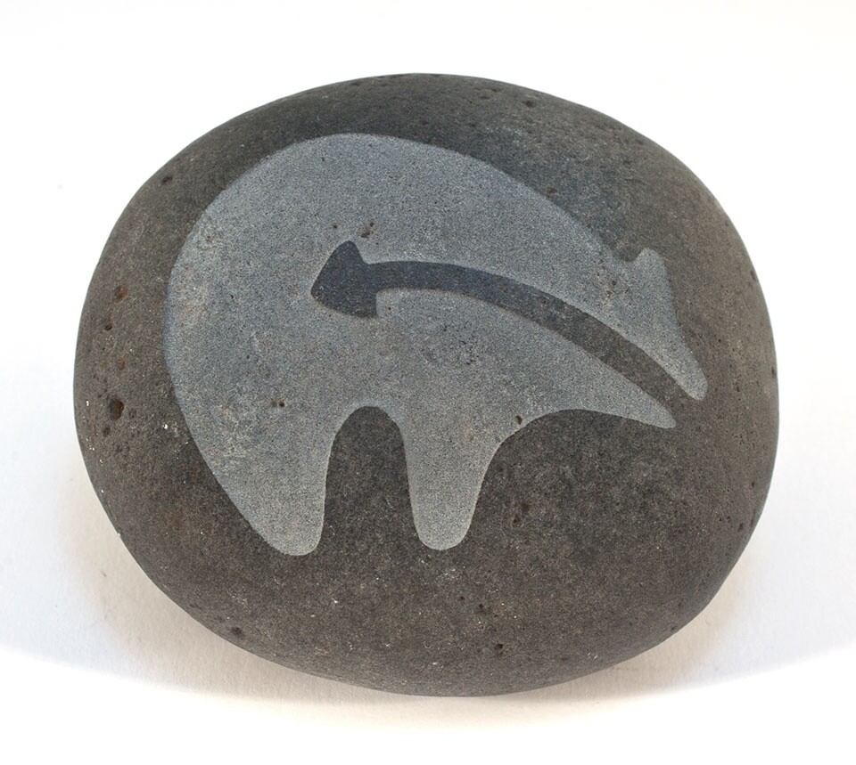 Zuni Bear Rock Paperweight – Native American Zuni symbol for brave ...