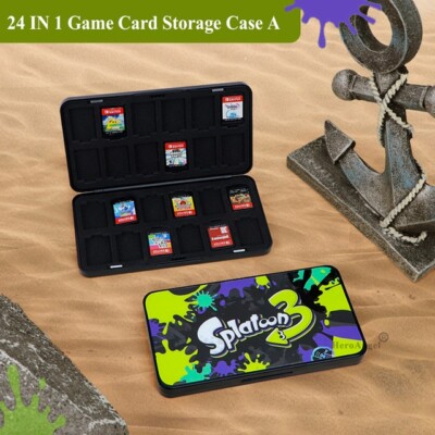 Splatoon 3 24 in 1 Magnet Game Card Case Storage Holder For Nintendo ...