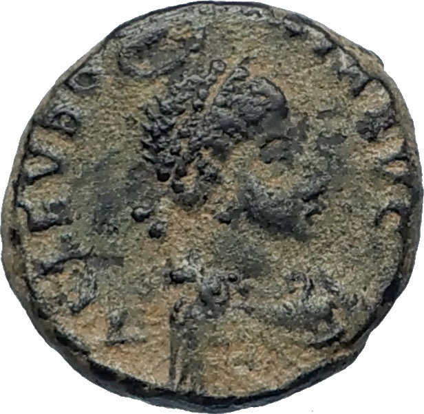 EUDOXIA Arcadius Wife 401AD Authentic Ancient Roman Coin VICTORY CHI ...