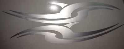 2x Autoaufkleber Motorad Sticker Tribal Shocker Tattoo 21cm breit ...