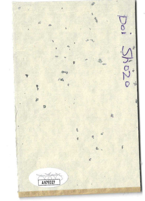 Shozo Doi Signed 3x5 Baseball Shikishi Yomiuri Giants JSA | eBay