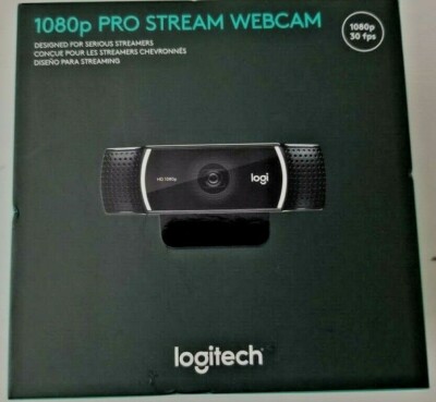 NEW Logitech 1080p Pro Stream Webcam with Free Ship 97855135391| eBay