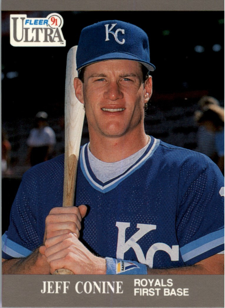 1991 Fleer Ultra #145 Jeff Conine RC Kansas City Royals MLB Rookie ...