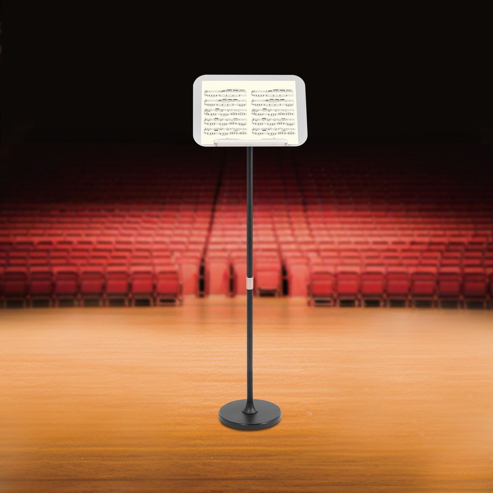 Heavy Duty Orchestral Music Stand Adjustable Sheet Stand Portable Floor ...