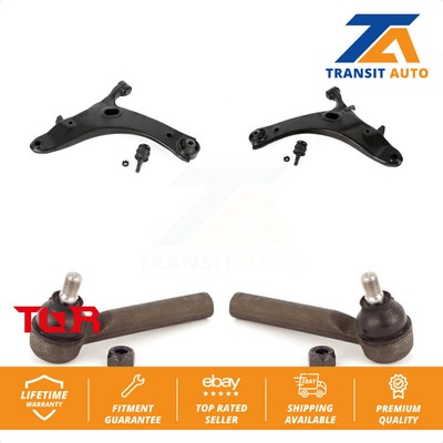 Front Suspension Control Arm Assembly & Tie Rod End Kit For Subaru ...