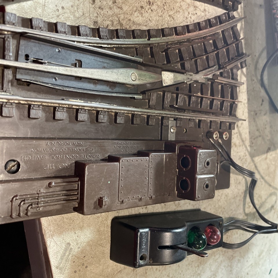 Lionel 112 Super O Right And Let Hand Turnout Switch With Box And ...