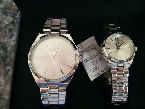 Antonio Collection Men's And women's New In Box Silver Watch great gift ...