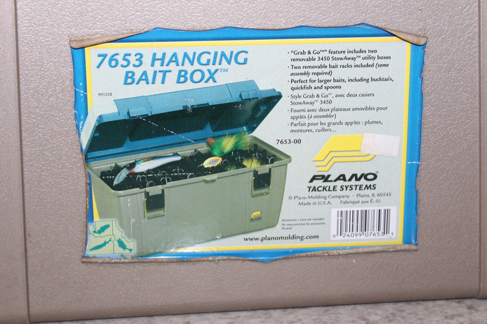 Vintage Plano Hanging Bait Tackle Fishing Box USA | eBay