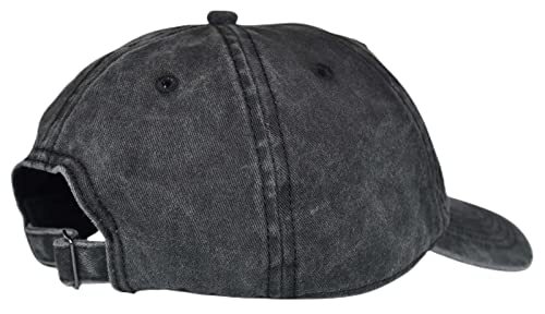 Vintage Washed Cotton Adjustable Baseball Caps for Men Small-Large 1p-black | eBay