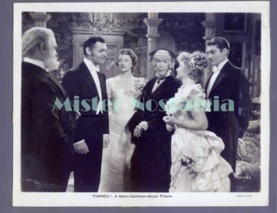 Vintage Photo 1937 Clark Gable Myrna Loy Billie Burke in Parnell | eBay