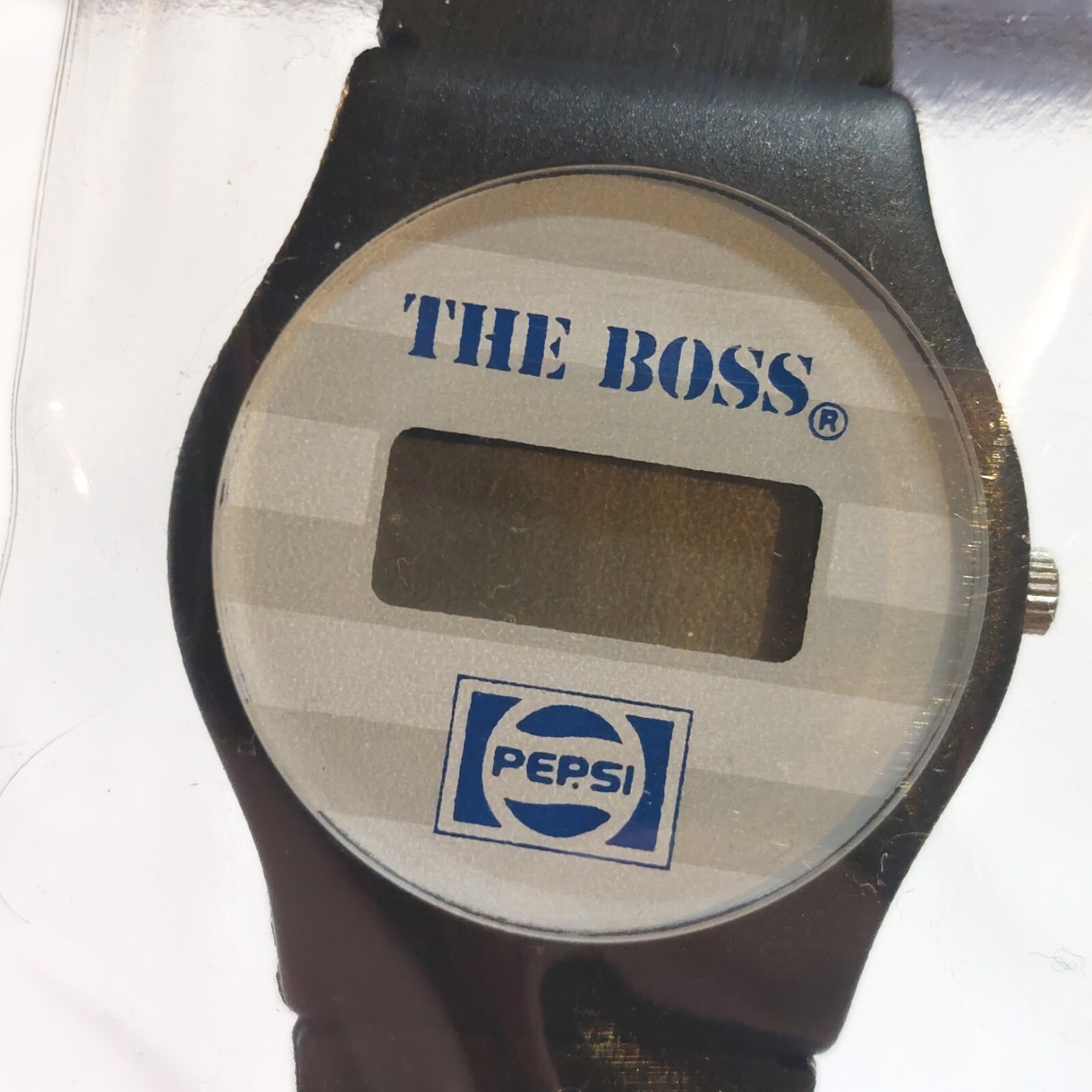 Pepsi Cola THE BOSS Digital Watch wristwatch water Resistant Untested ...