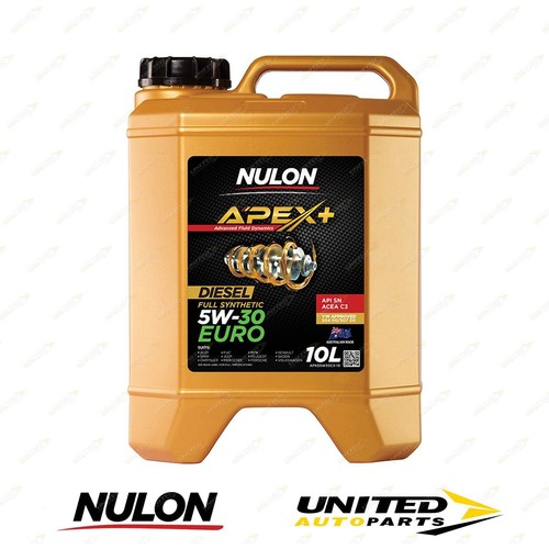 Nulon APEX+ Full SYN 5W-30 EURO 10L Engine Oil for BMW 640d F06 Series ...