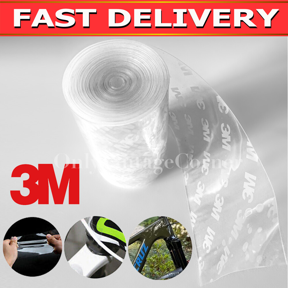 3M Clear Helicopter Tape Film Bike Paint Frame Protection Self Adhesive ...