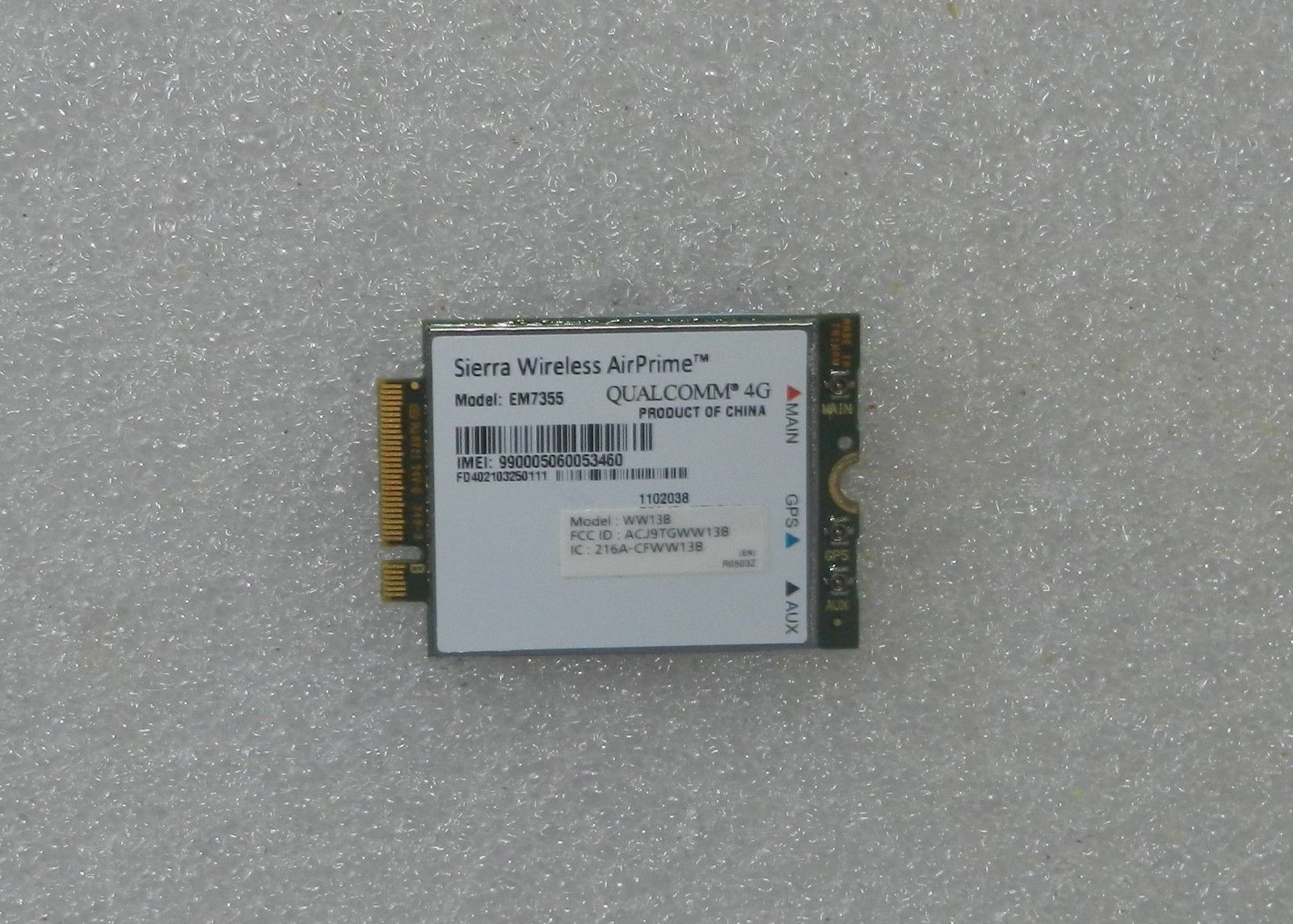 Panasonic Toughbook GOBI 5000 EM7355 Sierra Wireless AirPrime M.2 4G ...