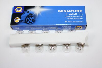 NAPA 1155 Miniature Lamps Box of 10 Automotive Bulbs | eBay
