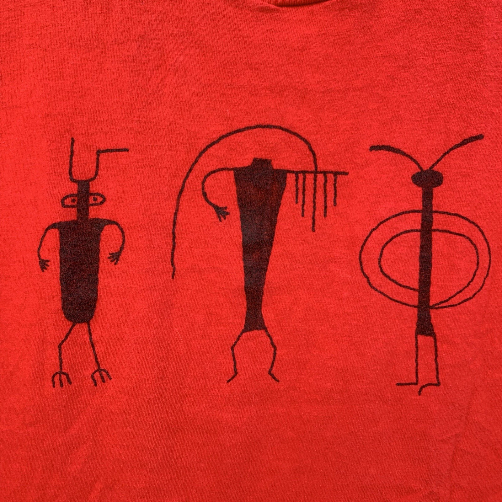 Vintage 80s Native American Symbols Insects Ancient A… - Gem