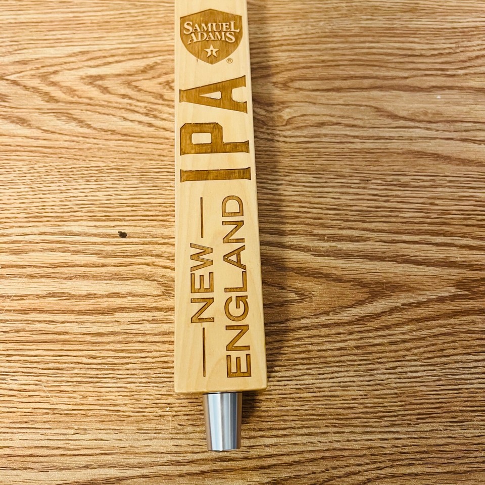 Samuel Sam Adams New England IPA Wooden Beer Tap Handle 13” Square | eBay