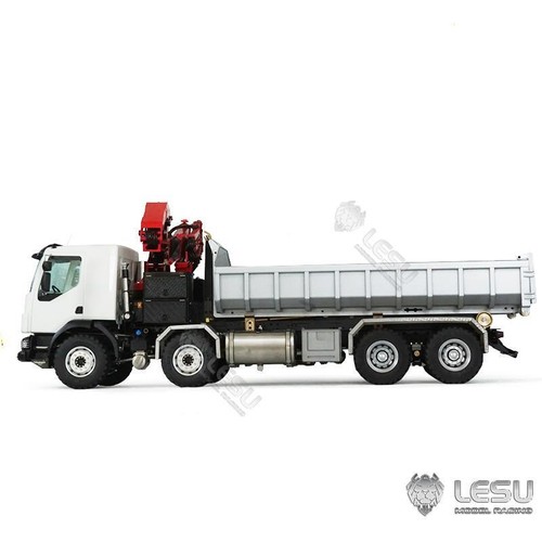 1/14 LESU 8*8 Hydraulic Roll on/off RC Dumper Tipper Assembled Crane ...