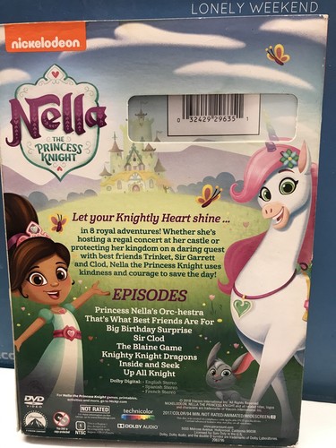 📌 Nella The Princess Knight [New DVD] Amaray Case, Dubbed, Widescreen ...