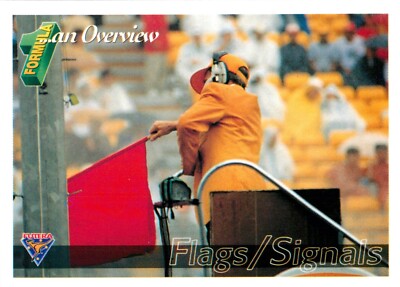1994 AUSTRALIAN GRAND PRIX Formula 1 Card CARS: FLAGS/SIGNALS Futera ...