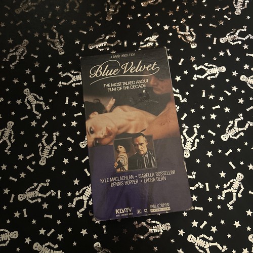 Vintage 1986 Blue Velvet VHS David Lynch Kyle MacLachlan Isabella ...