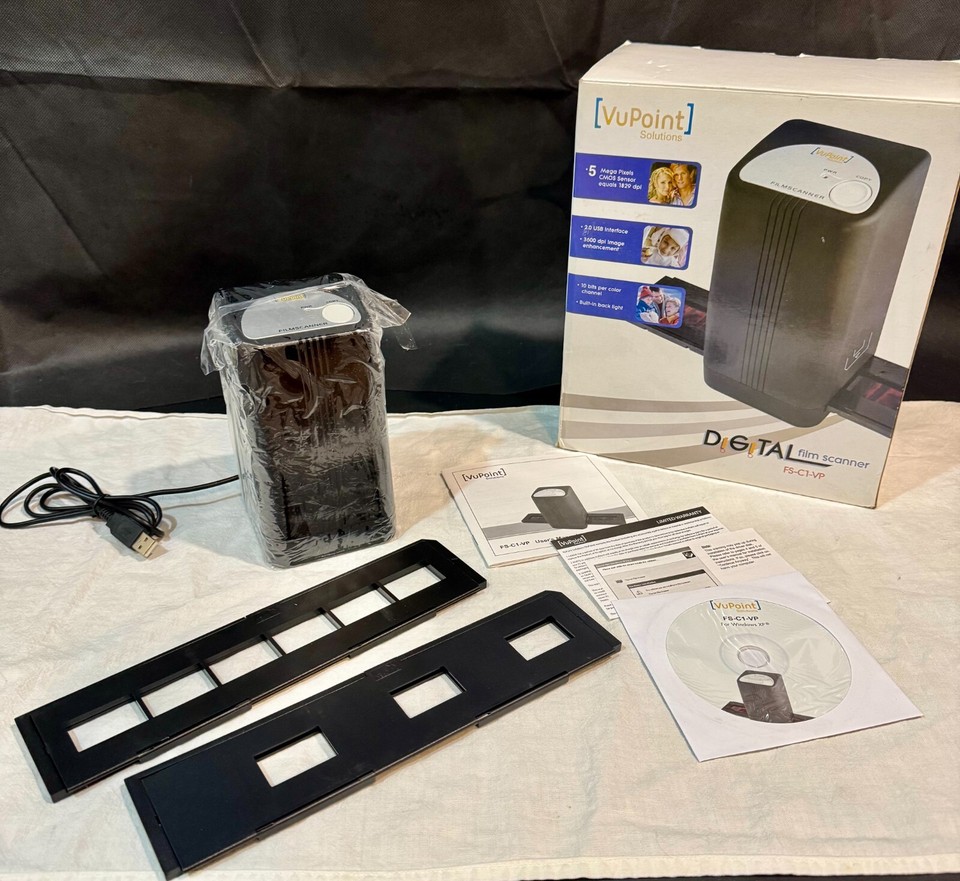 VuPoint FS C1-VP Slide & Film Scanner New Open Box, Complete with ...