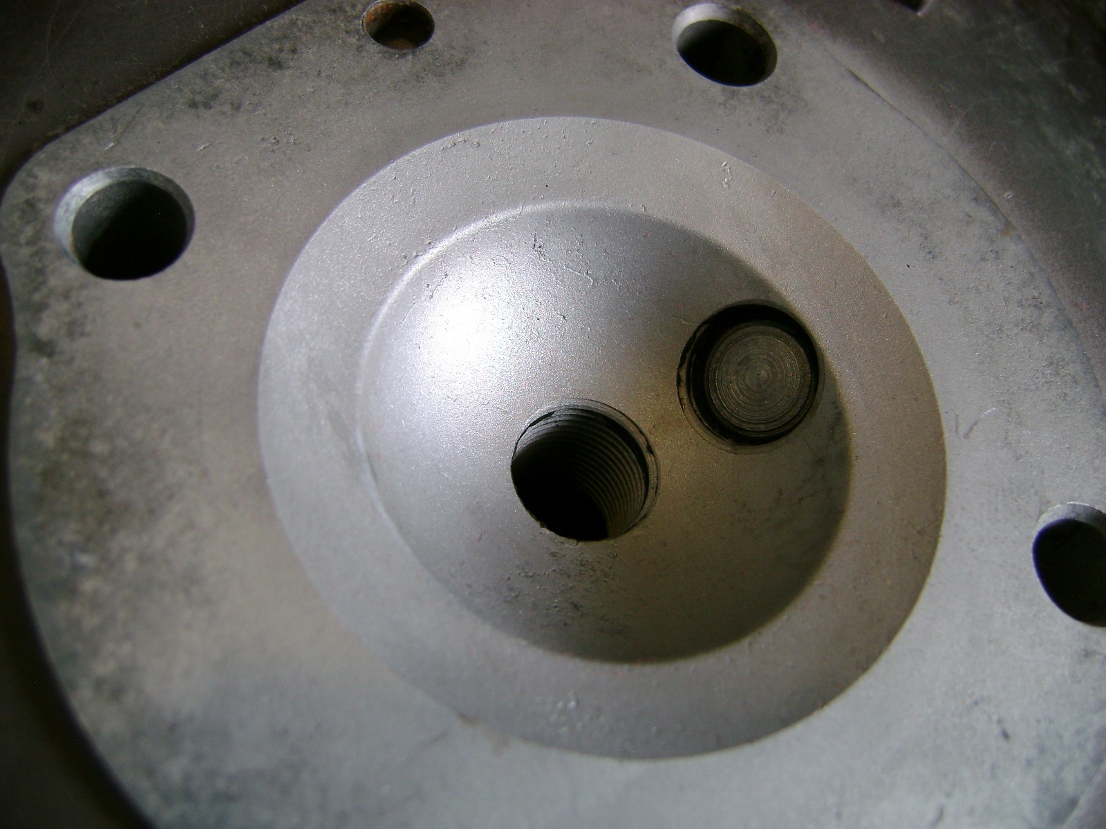 HONDA OEM CYLINDER HEAD DUEL PLUG MT125 MT 125 ELSINORE 1975-1976 361 ...