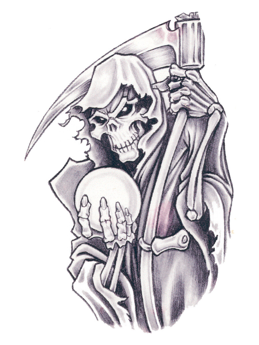 Reaper Tattoos Drawings