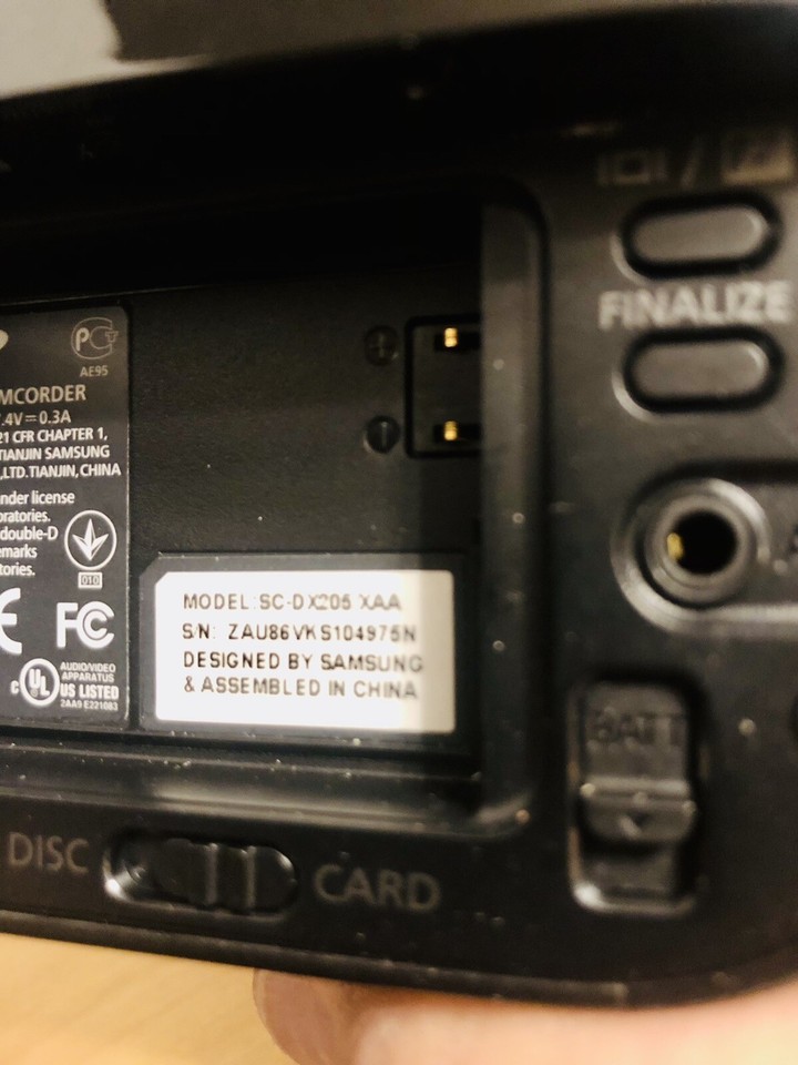 Samsung Schneider Kreuznac SC- DX205 Digital Cam 34x Optical Zoom DVD ...