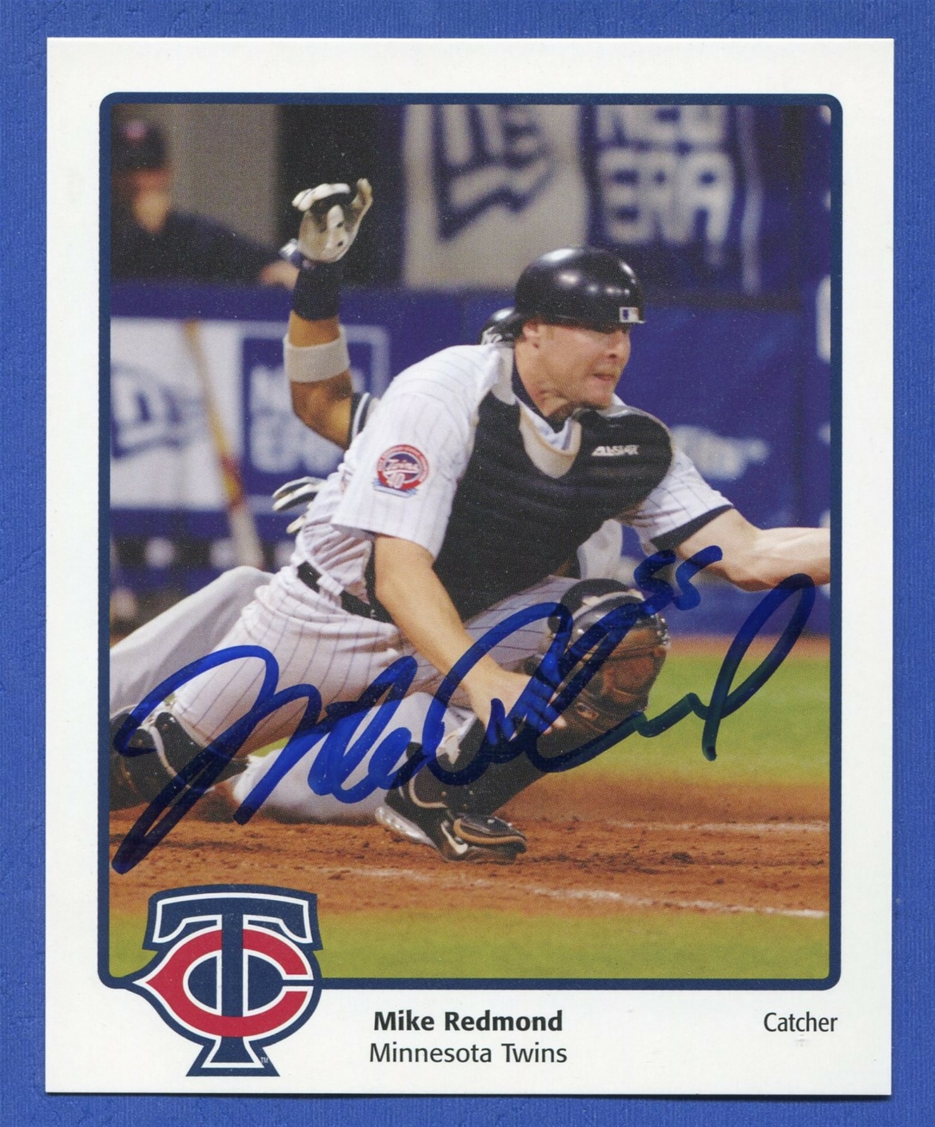 MIKE REDMOND Minnesota Twins Autographed Card Winter Caravan | eBay