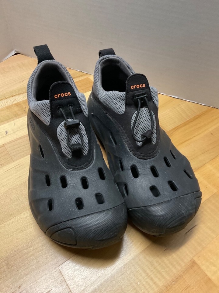 Crocs Shoes Quicktrail Low Mens Size 9 Hiking Trail Brown Mesh Quick ...