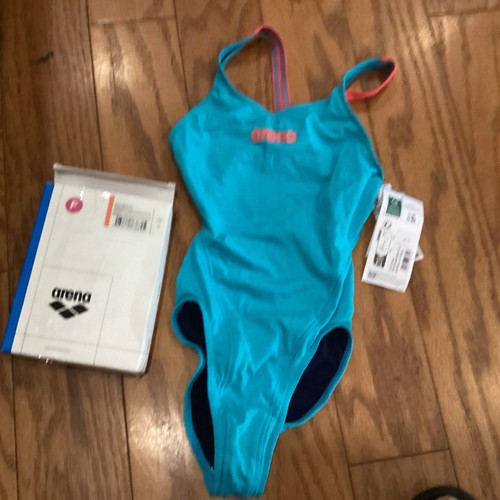 Arena Women's Martinica Floreale Swimsuit, Navy/ Teal, Sz 24 New In Box ...