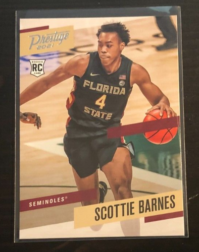 2021 Panini Chronicles Prestige Draft SCOTTIE BARNES Rookie Card RC ...