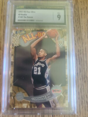 97 98 Fleer Ultra All Rookie Tim Duncan 1AR CsG 9 | eBay