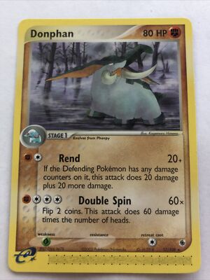 Pokémon TCG Donphan EX Ruby and Sapphire 17/109 Regular Rare | eBay
