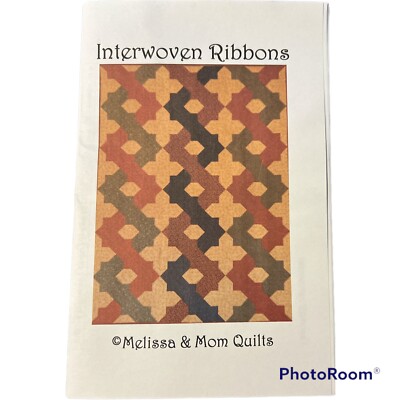 Interwoven Ribbons Quilt Pattern by Melissa & Mom Quilts | eBay