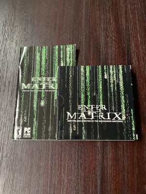 Enter the Matrix CD-ROM (PC, 2003) 742725243941| eBay