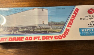 Great Dane 40 FT. Dry Goods Trailer Blueprint Model Kit By Ertl 1/25th ...