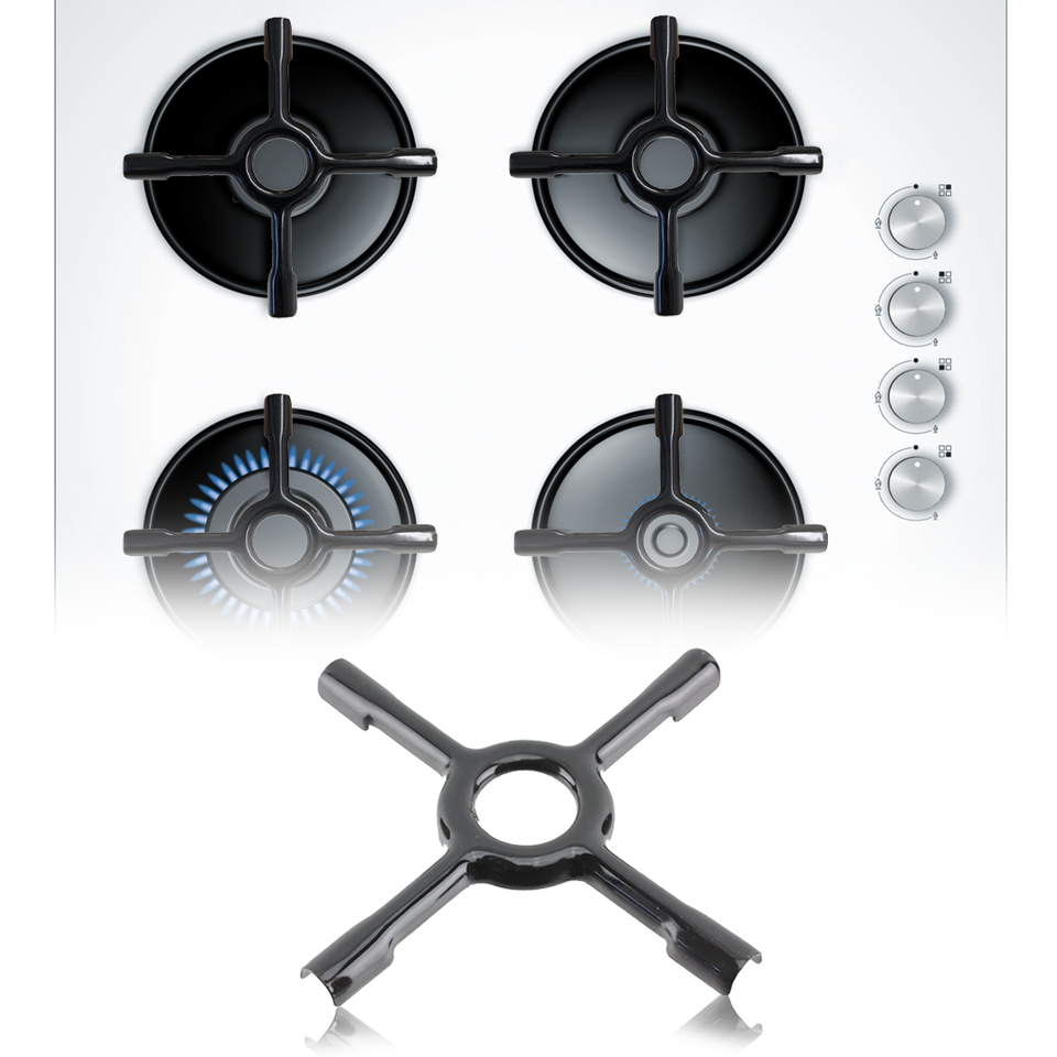 Universal Gas Hob Ceramic Pan Support Moka Trivet Stand small 130mm ...