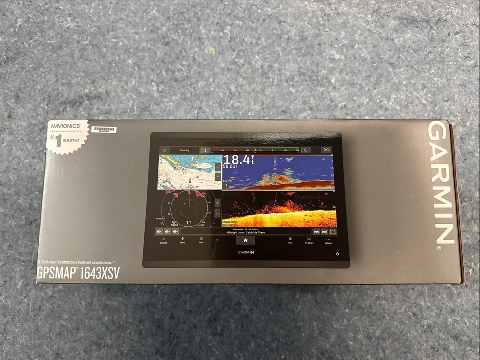 GARMIN GPSMAP 1643XSV Chartplotter/Sonar Combo W/ Garmin Navionics(010-02919-03) | eBay