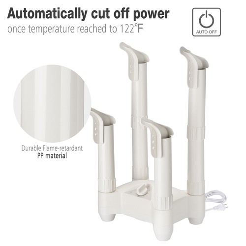 Electric Shoe Dryer w/ Timer Boot Odor Remover Footwear Warmer Sock 1/2 ...