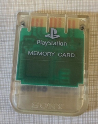 Sony Playstation 1 PS1 Official OEM 15 Block Memory Card SCPH-1020 ...