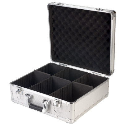 CD Storage Box Aluminium Metal DJ Flight Carry Case Holds 96 With Lock ...