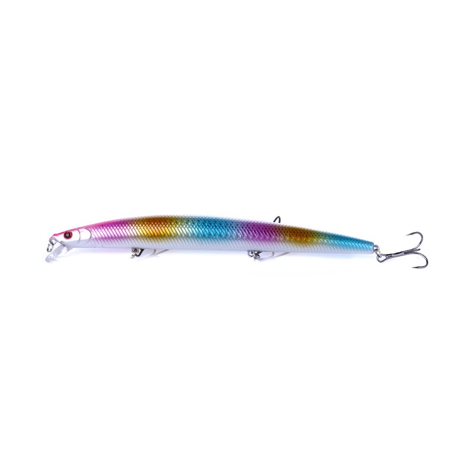 10PCS/Set 18cm/26g Trolling Bait Minnow Fishing Lure Salmon Bass ...