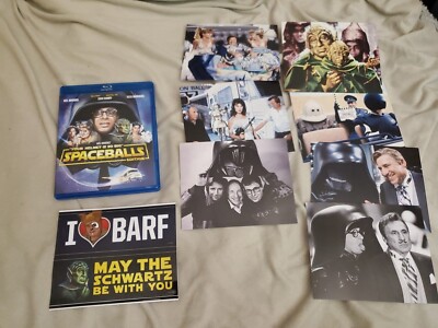 Spaceballs (Blu-ray Disc, 2015) + Art cards & Stickers 883904330868| eBay
