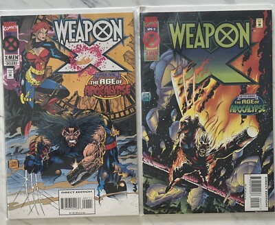 Weapon X comic book lot issues 1-4 | eBay