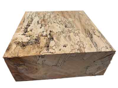 Spalted Tamarind Bowl Blank 4x4x2 Turning Square Carving Block- Free US ...