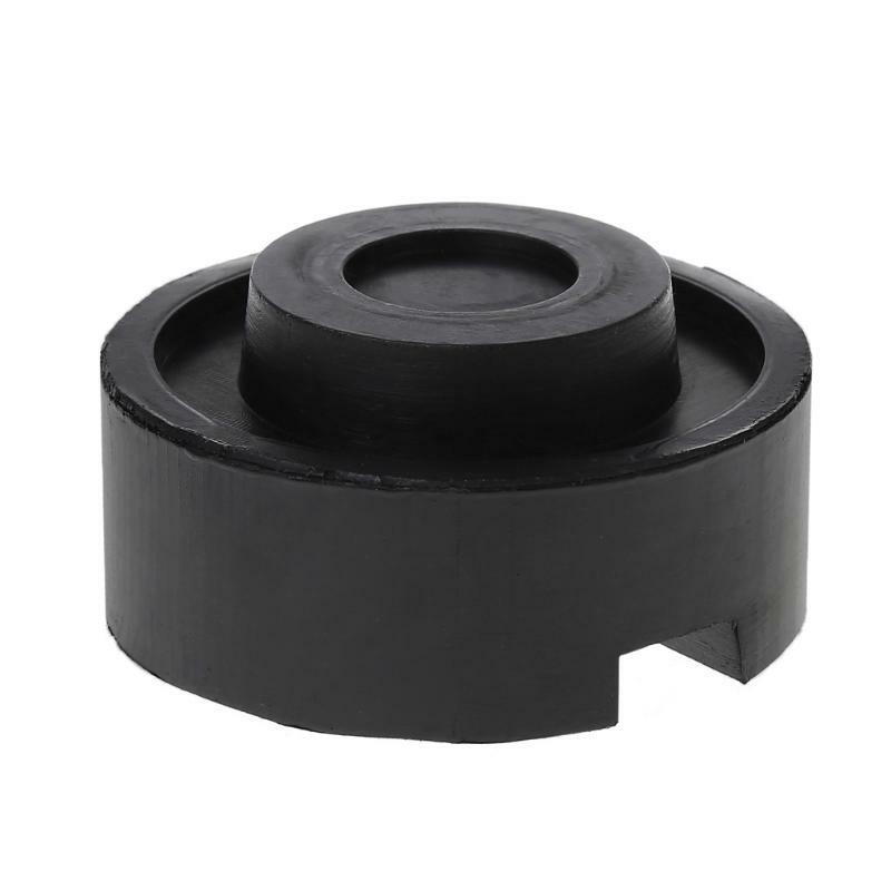 Black Rubber Slotted Floor Jack Pad Frame Rail Adapter For Pinch Weld ...