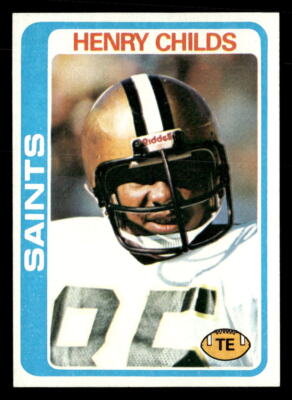 Henry Childs 1978 Topps Card #463 New Orleans Saints | eBay
