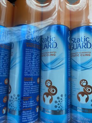 Four static guard fresh linen scent spray 5.5 oz. | eBay